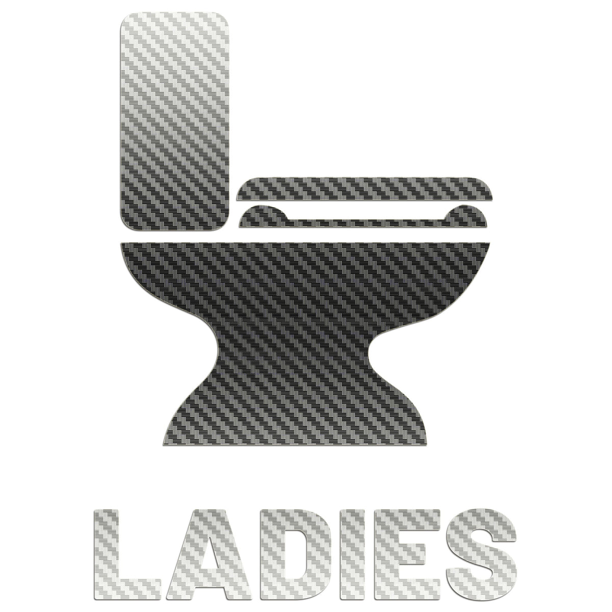 Ladies Toilet Restroom Sign Sticker – JASONCARLMORGAN®