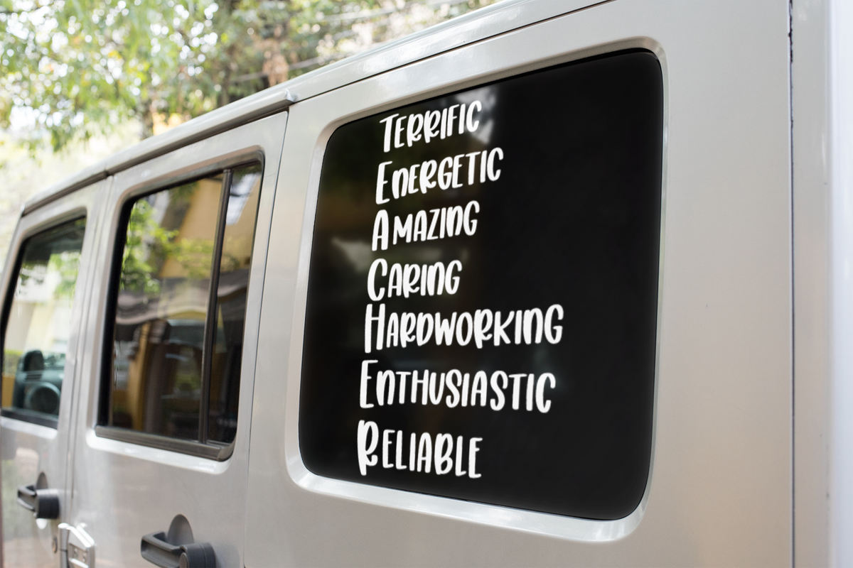 Teacher Adjectives Teacher Sticker – JasonCarlMorgan®